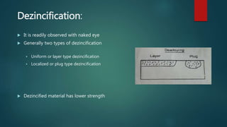 Dealloying corrosion | PPTX
