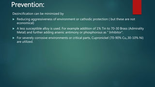 Dealloying corrosion | PPTX