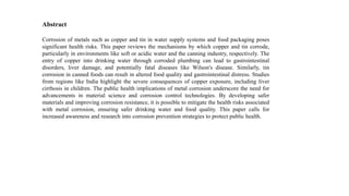 corrosion science effects on human health .pptx