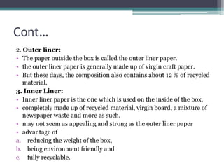 Corrugated box | PPTX