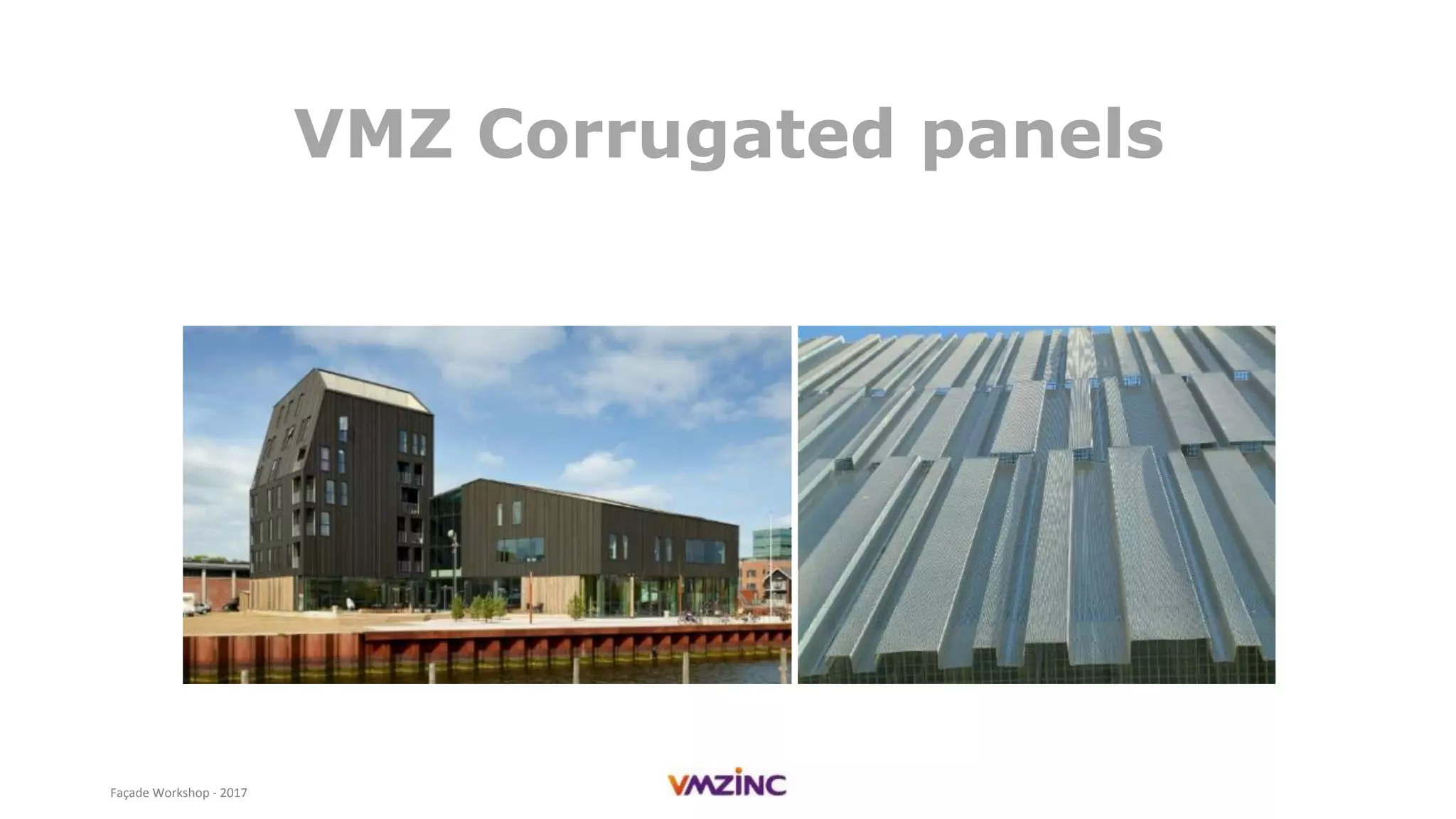 Corrugation Panels From VMZINC | PPT