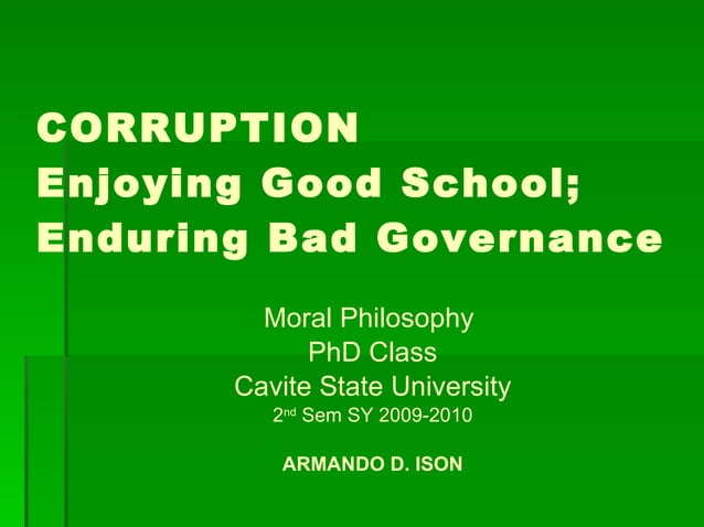 Corruption | PPT