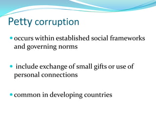 Corruption | PPTX | Debated Sensitive Social Issues | Sensitive Topics