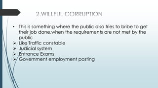 Corruption and its solution | PPTX