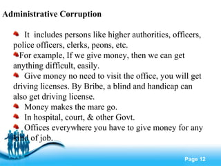 Corruption | PPT