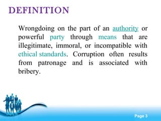 Corruption | PPT