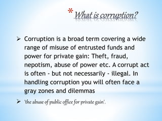 Corruption | PPT