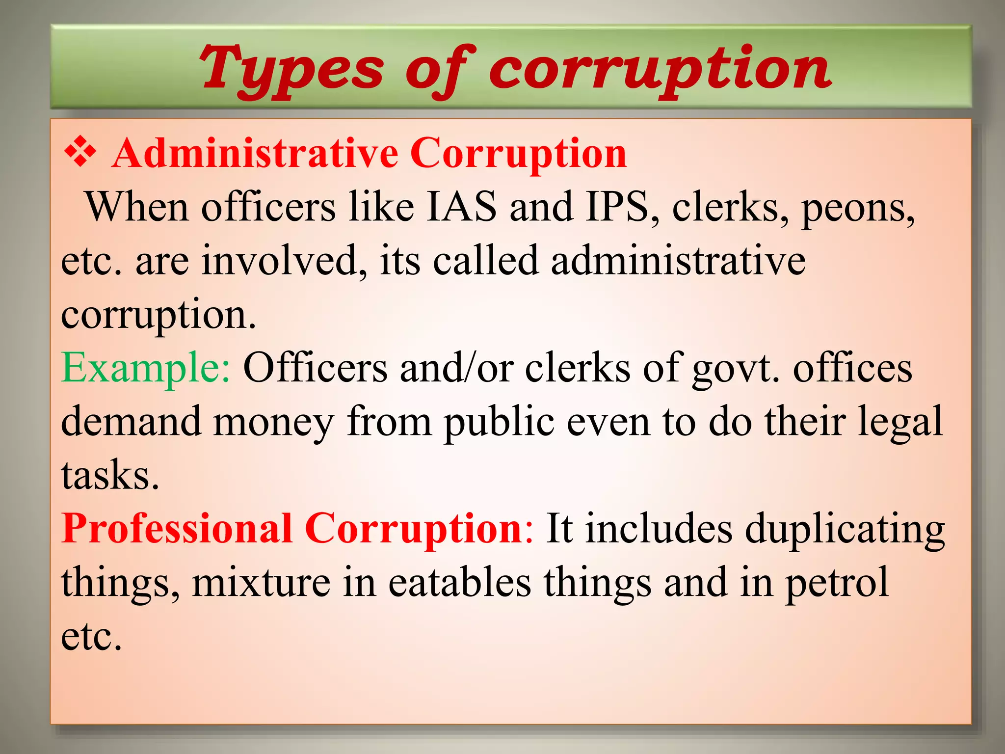 Corruption | PPTX