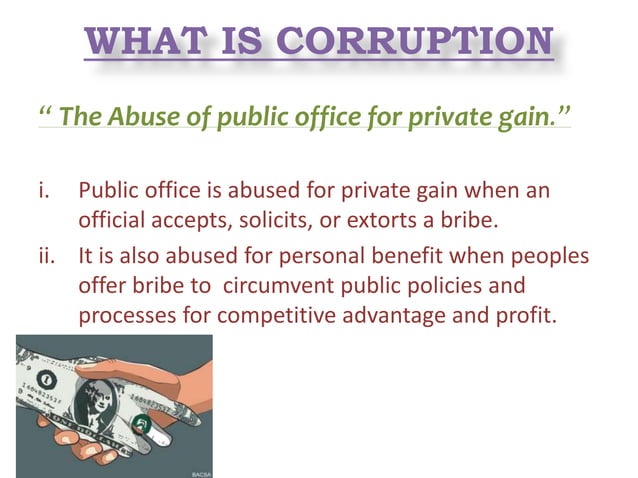 Corruption | PPTX