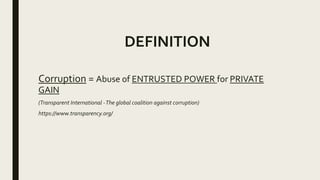 Corruption | PPTX