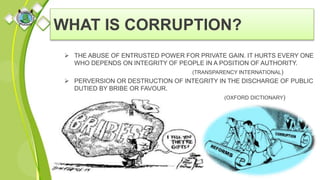 Corruption in education | PPTX