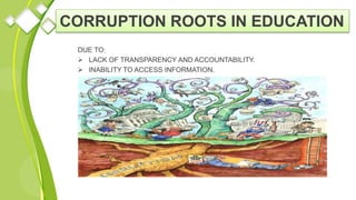 Corruption in education | PPTX