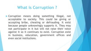 Corruption | PPT