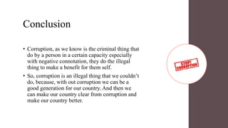 Corruption | PPTX