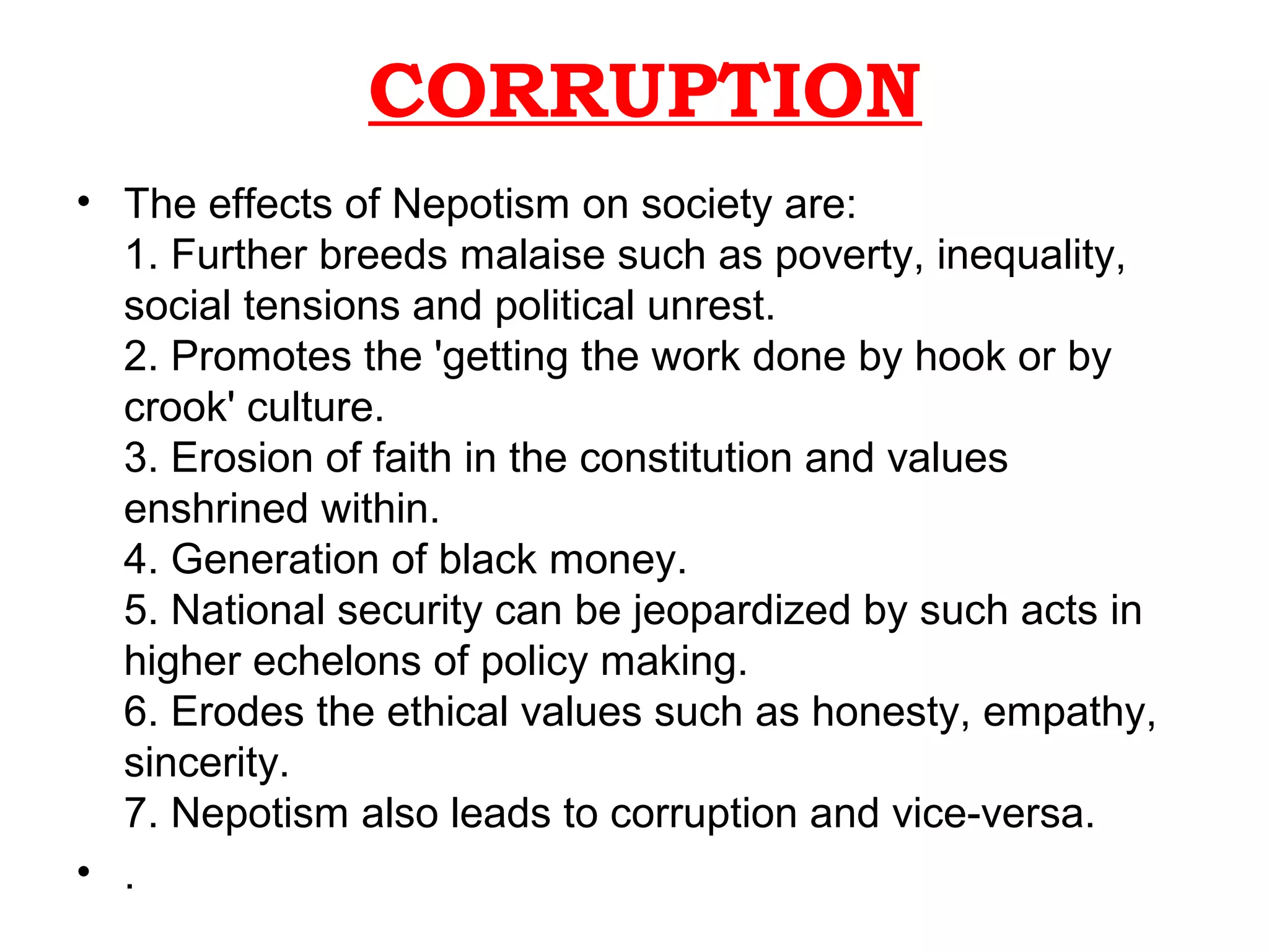Corruption ppt from James joseph Adhikarathil | PPT