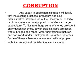 Corruption ppt from James joseph Adhikarathil | PPT