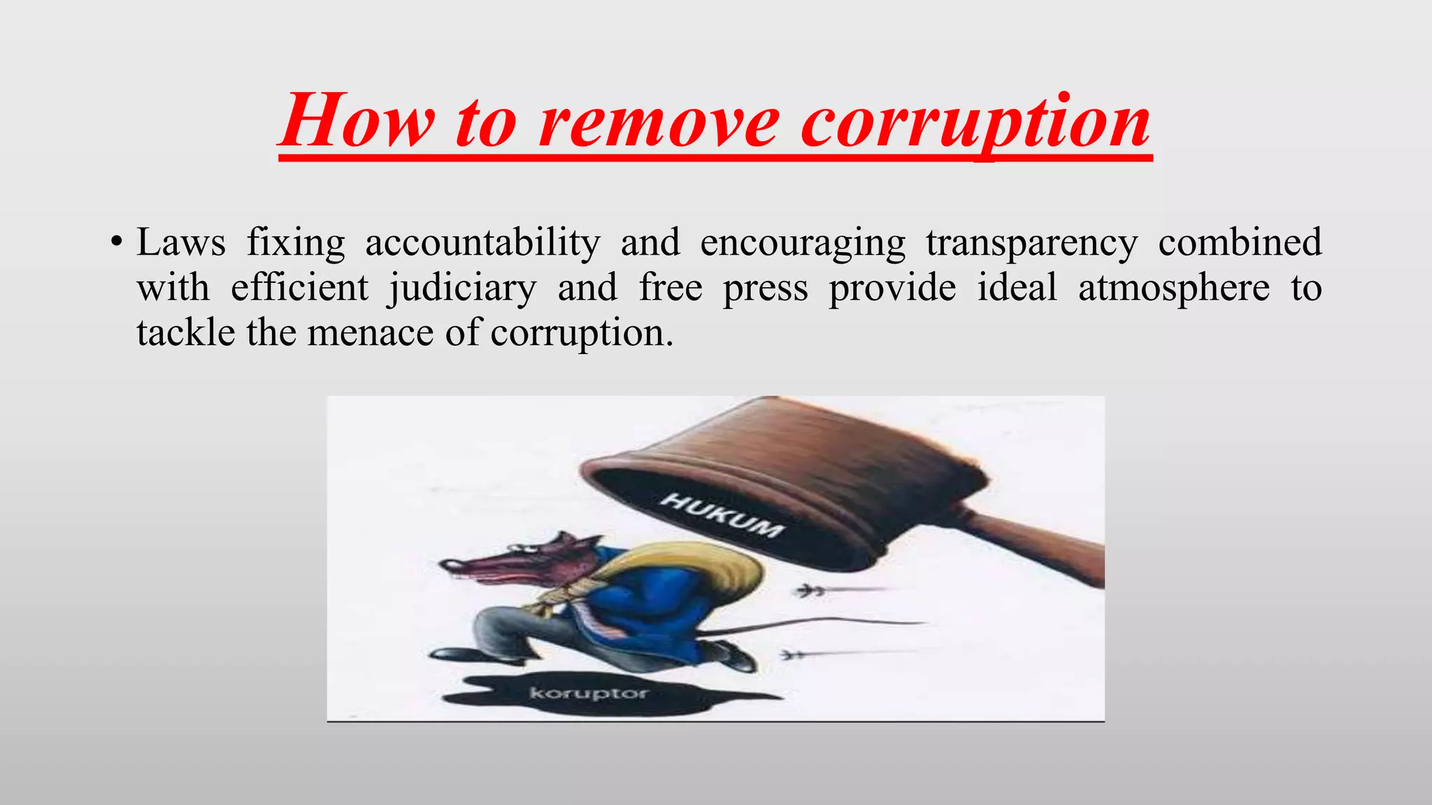 Corruption PPT | PPTX