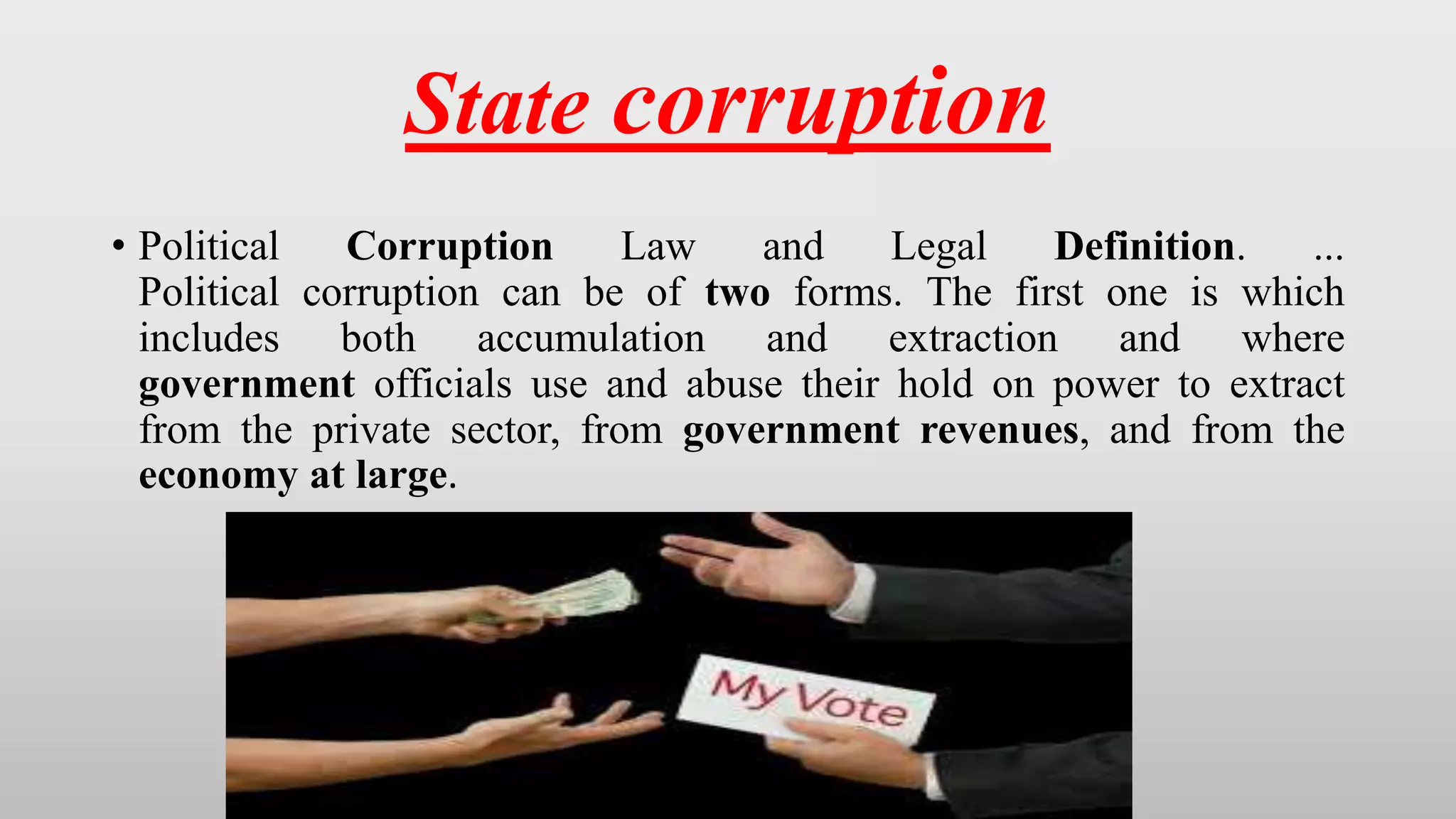 Corruption PPT | PPTX
