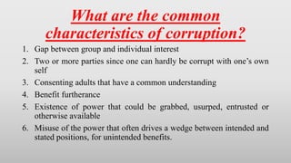 Corruption PPT | PPTX