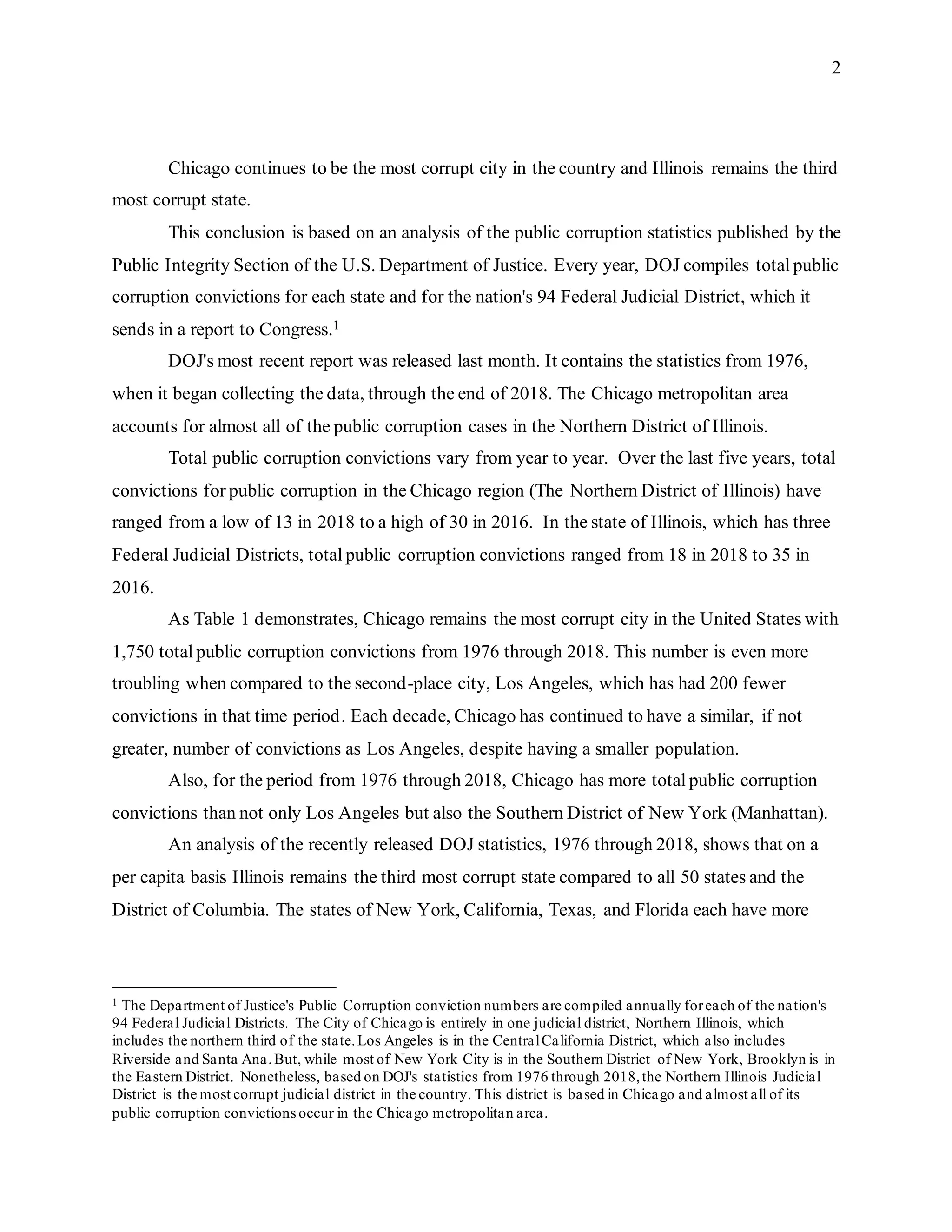 CHICAGO STILL THE CORRUPTION CAPITAL | PDF