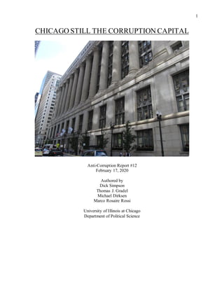 CHICAGO STILL THE CORRUPTION CAPITAL | PDF
