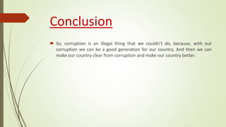 Corruption | PPT