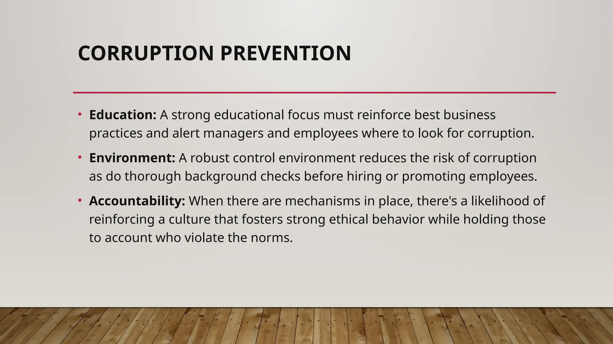 CORRUPTION business ethics power point pp | PPT