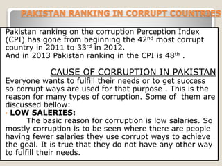 Corruption a menace | PPT