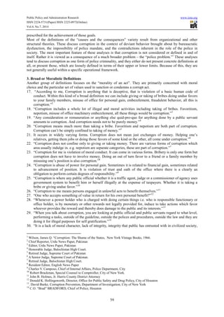 Corruption its definitions and typologies | PDF