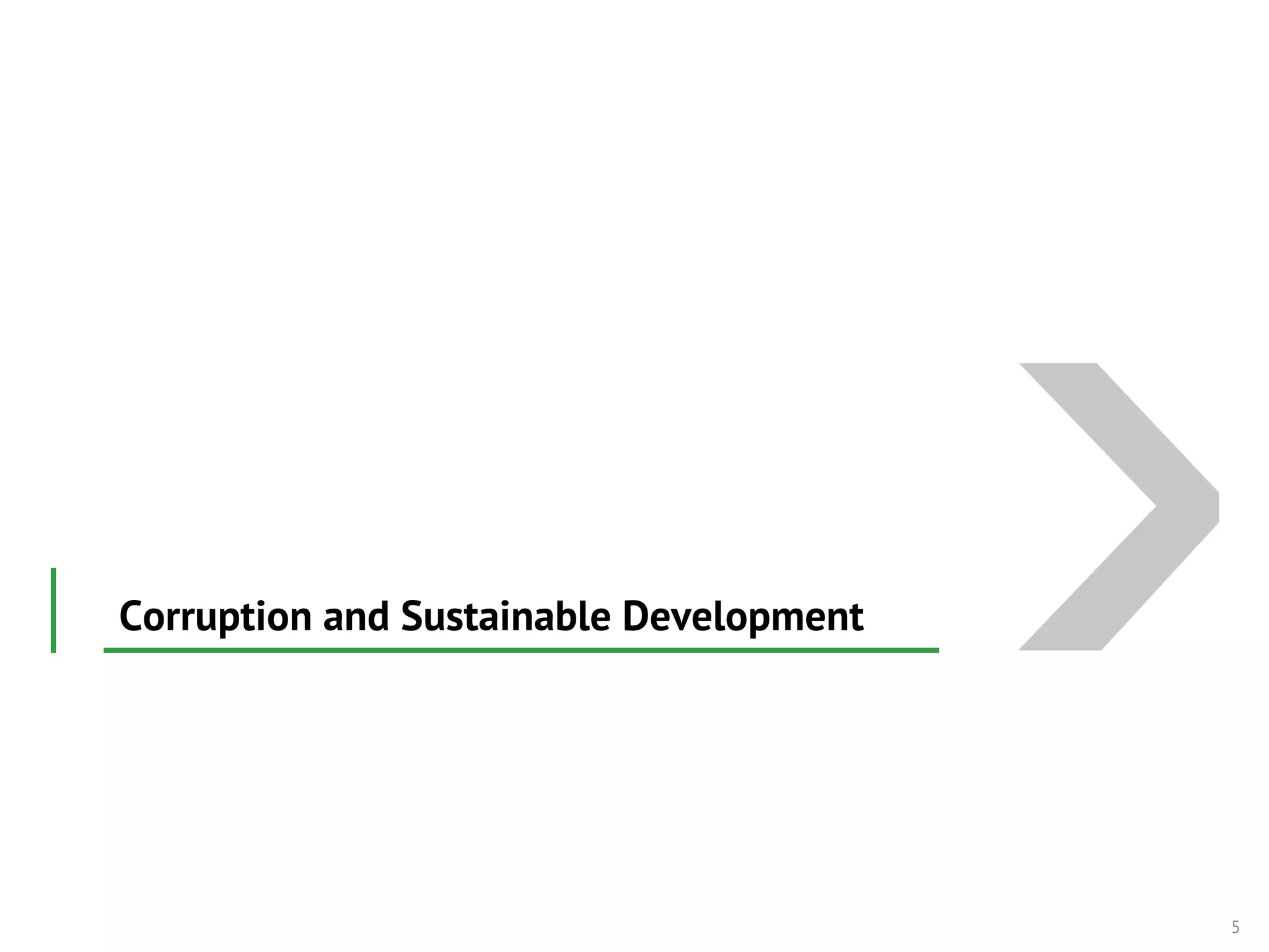 Corruption and Sustainable Development | PDF