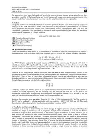 Corruption an enemy to economic development in nigeria | PDF