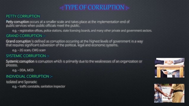 Corruption & Anti-corruption | PPT