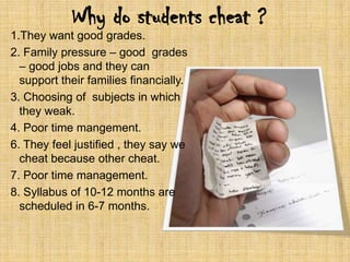 Corruption & cheating in Education in Pakistan. | PPTX