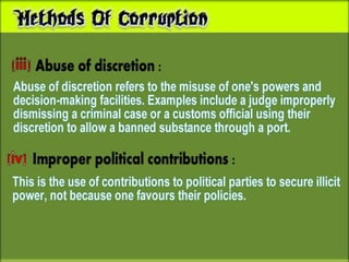Corruption final | PPT