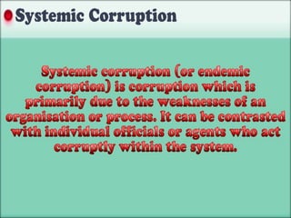 Corruption final | PPT
