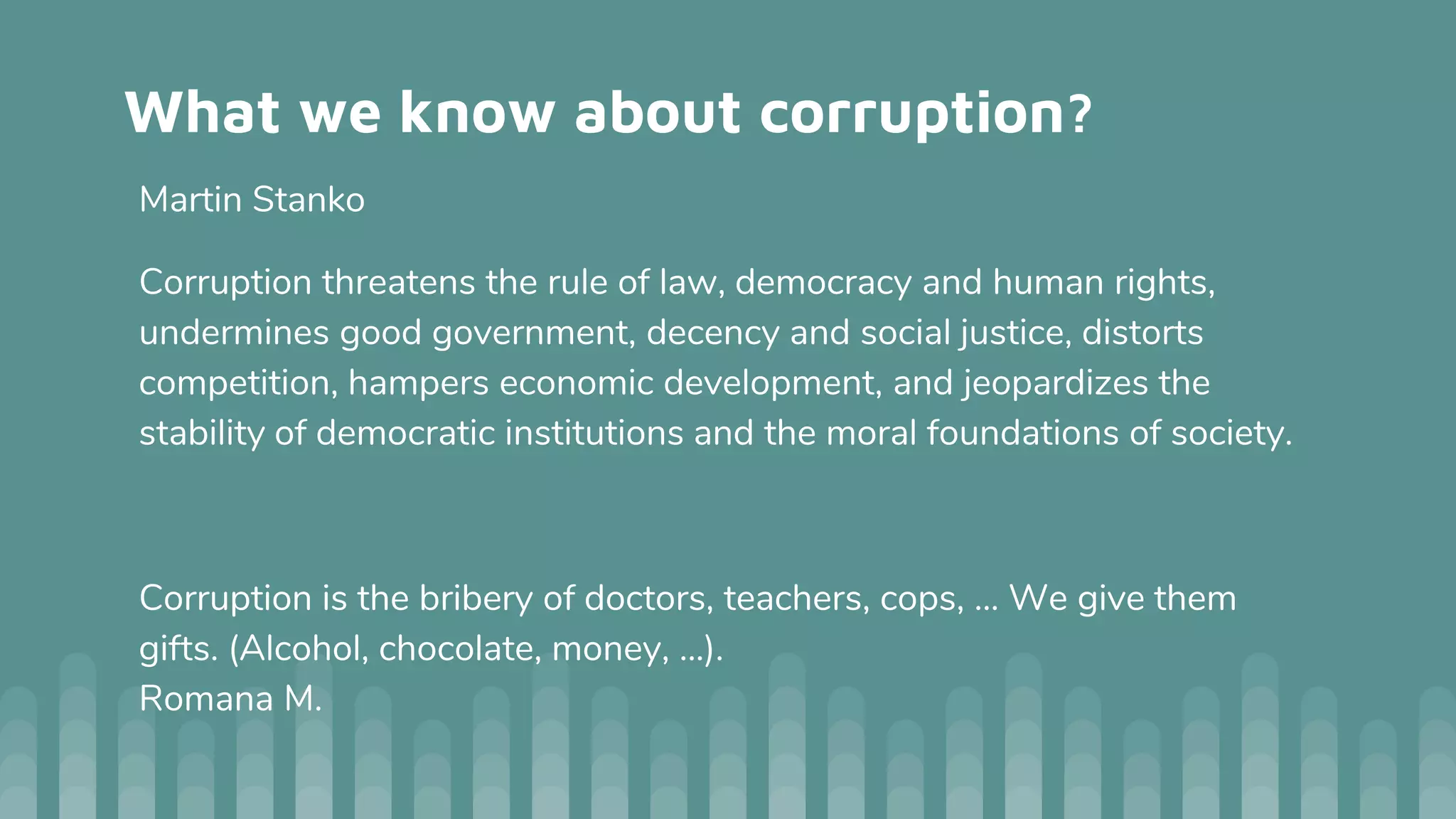 Corruption how to define it, how to measure it, how to fight it | PPT