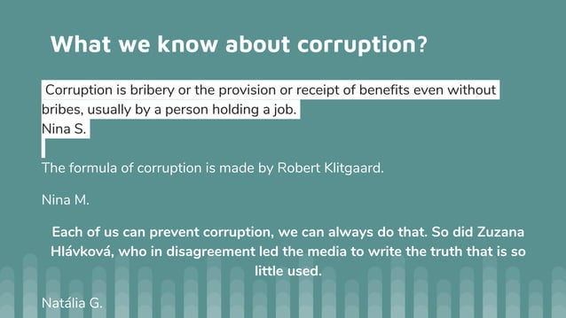 Corruption how to define it, how to measure it, how to fight it | PPTX
