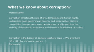 Corruption how to define it, how to measure it, how to fight it | PPTX