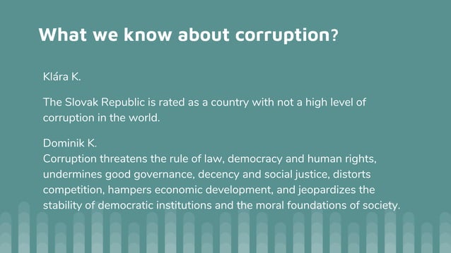 Corruption how to define it, how to measure it, how to fight it | PPT