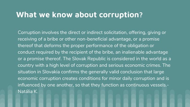 Corruption how to define it, how to measure it, how to fight it | PPTX