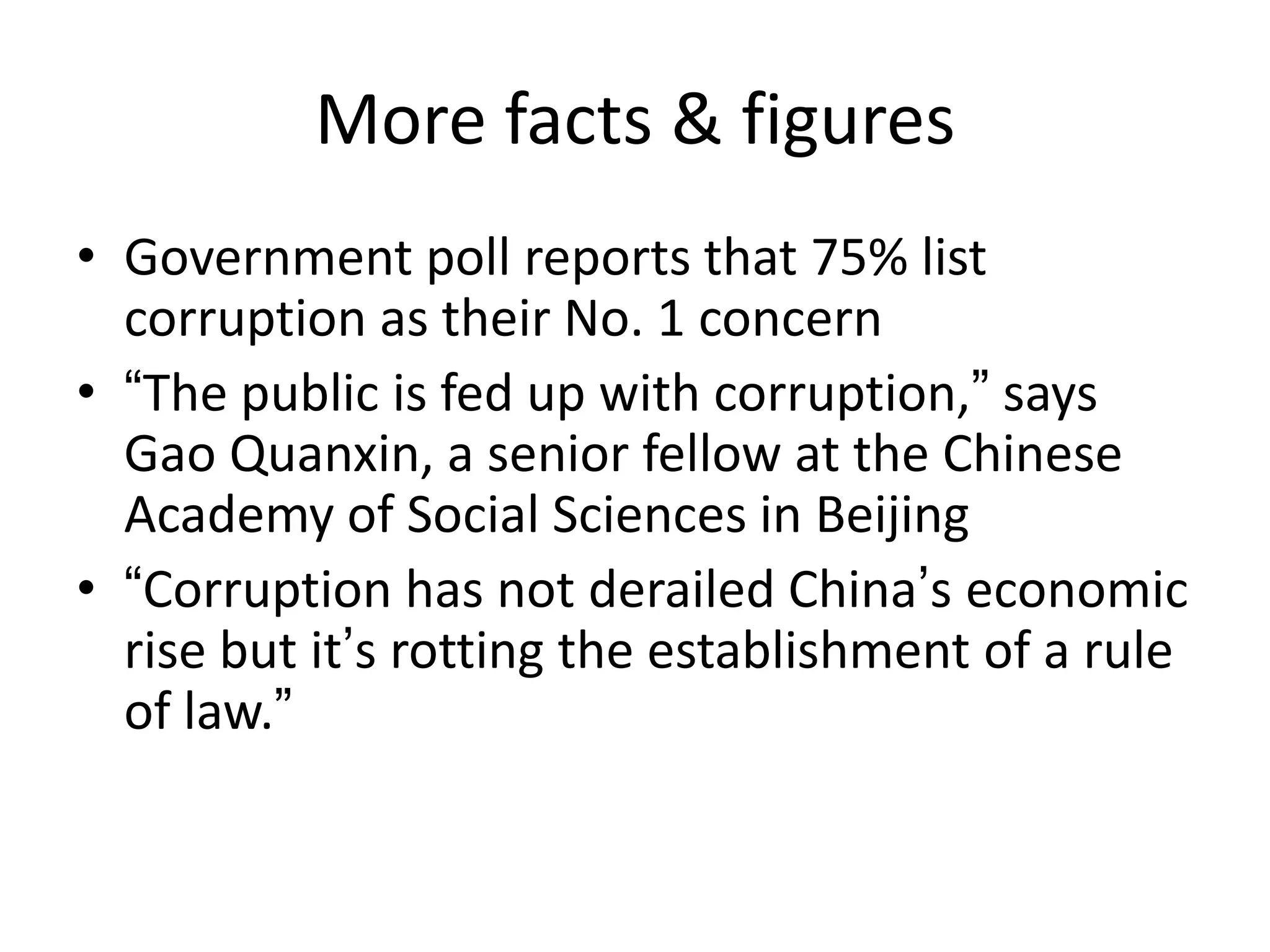 Corruption in china | PPTX