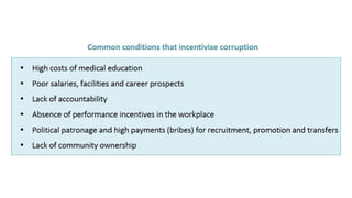 Corruption in Health Sector - Causes and Consequences.pptx | Health ...