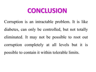 Corruption in india | PPTX