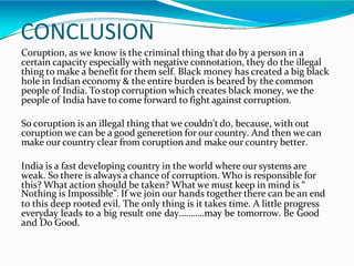 CORRUPTION IN INDIA.pptxmmmmmmmmmmmmmmmmm | PPTX