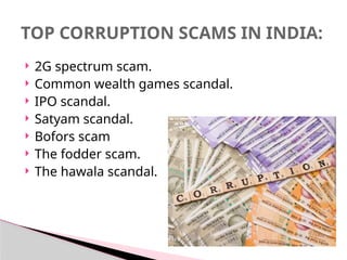 Corruption in india The word corruption means destruction, running, or ...