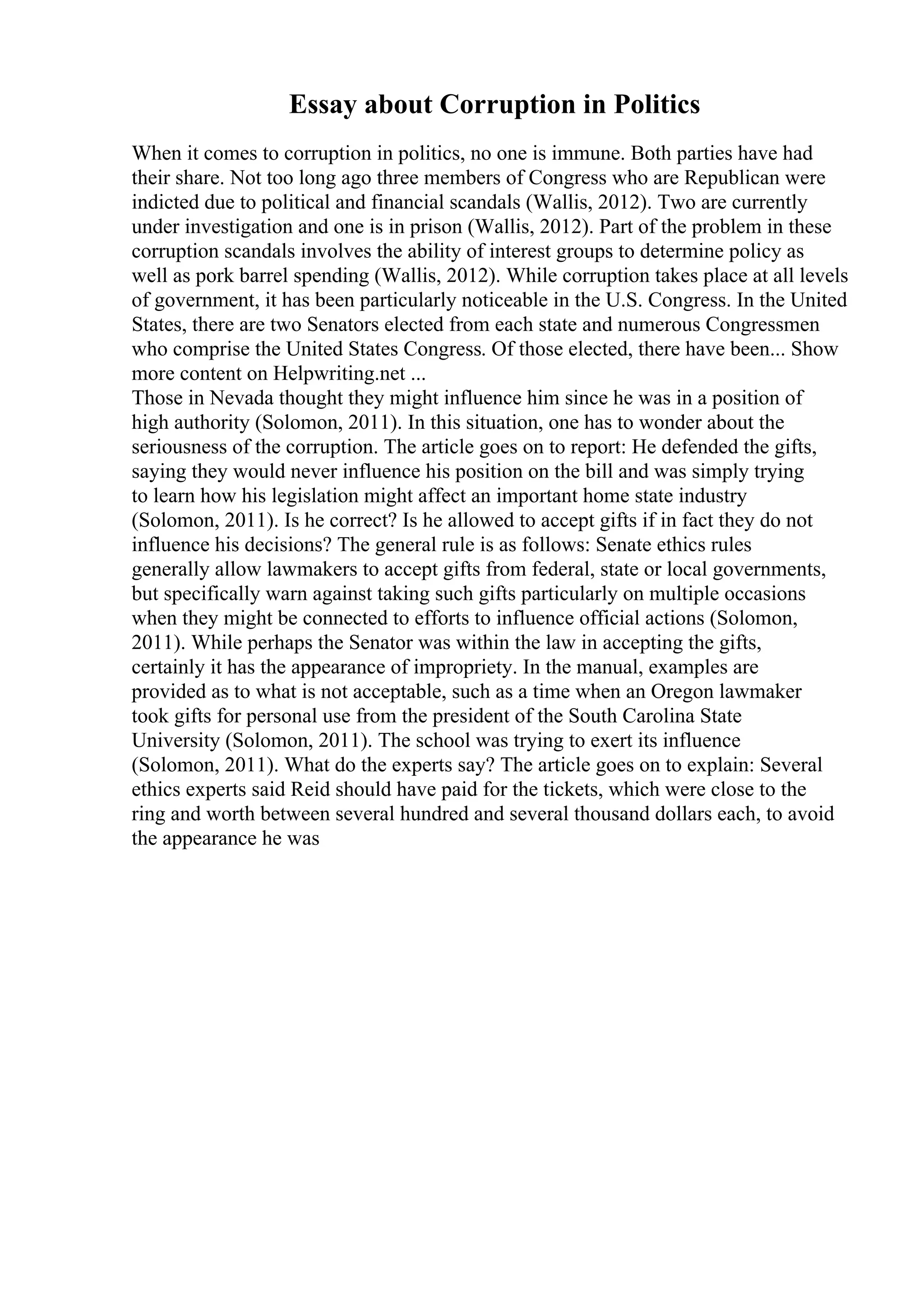 Corruption In India Essay.pdf