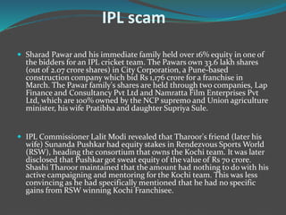 Corruption in India, public and private affairs | PPTX