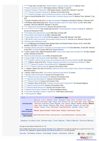 CORRUPTION IN MYANMAR-EN.WIKIPEDIA | PDF