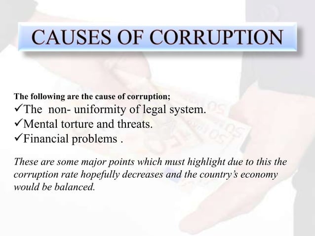 Corruption in pakistan | PPTX