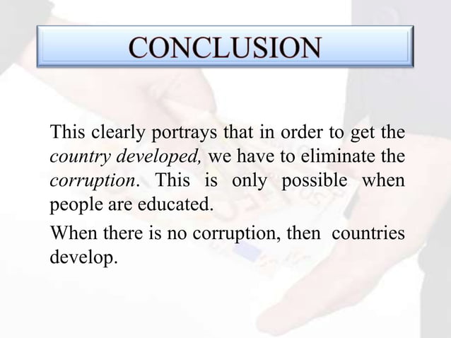 Corruption in pakistan | PPTX